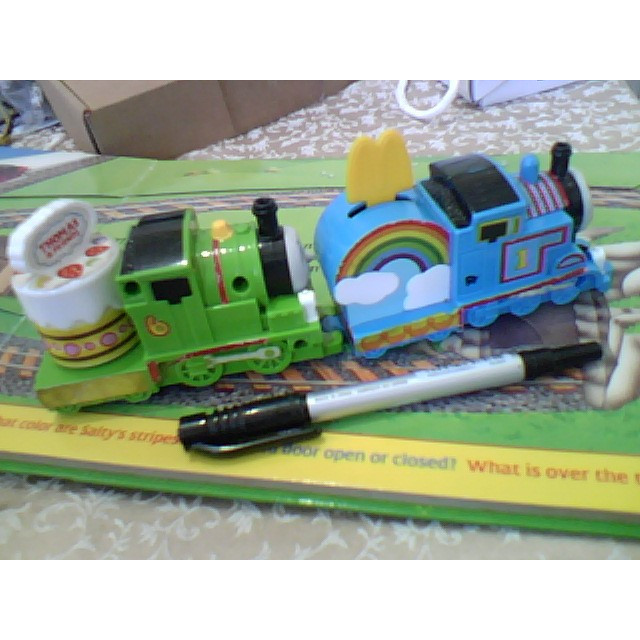 Thomas and Friends going places board book move along slide tank engine ...