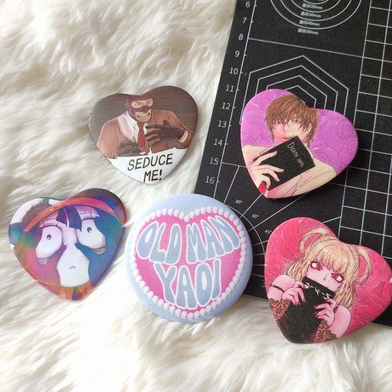 SUGARRUSHSATO Variety Pin Badges (Spy TF2, Pomni The Amazing Digital ...