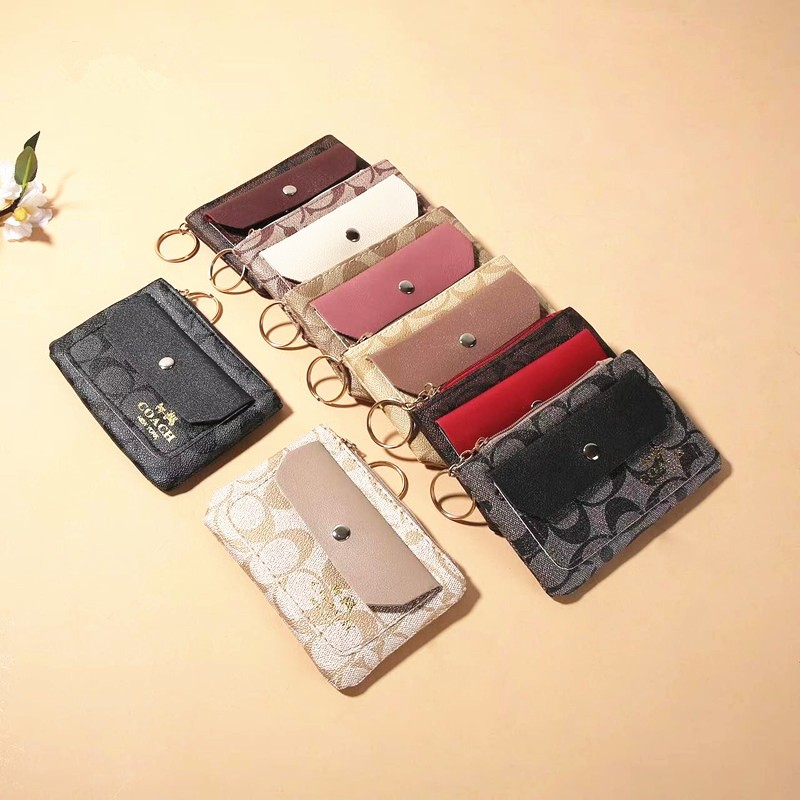 [Hello Anna]new coin purse ladies women's men's fashion 2 pocket ...