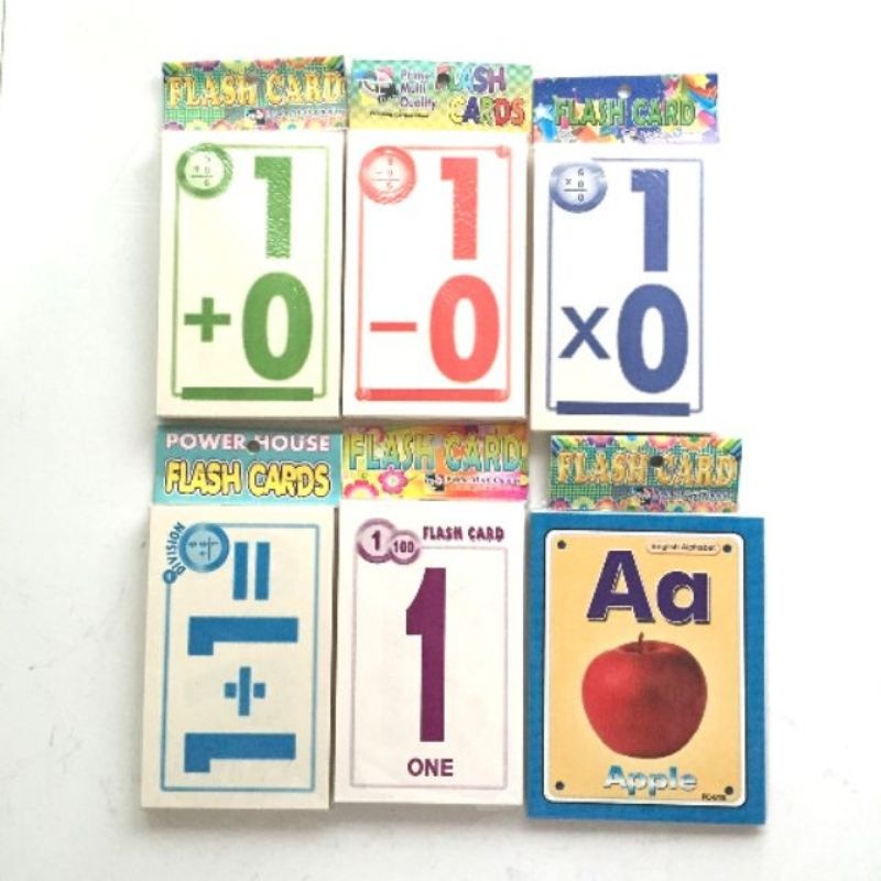 Flash Cards ( assorted color ) | Shopee Singapore
