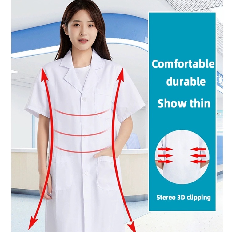 Lab Gown Lab Coat Lab Gown For Students White Coat Lab Coat white ...