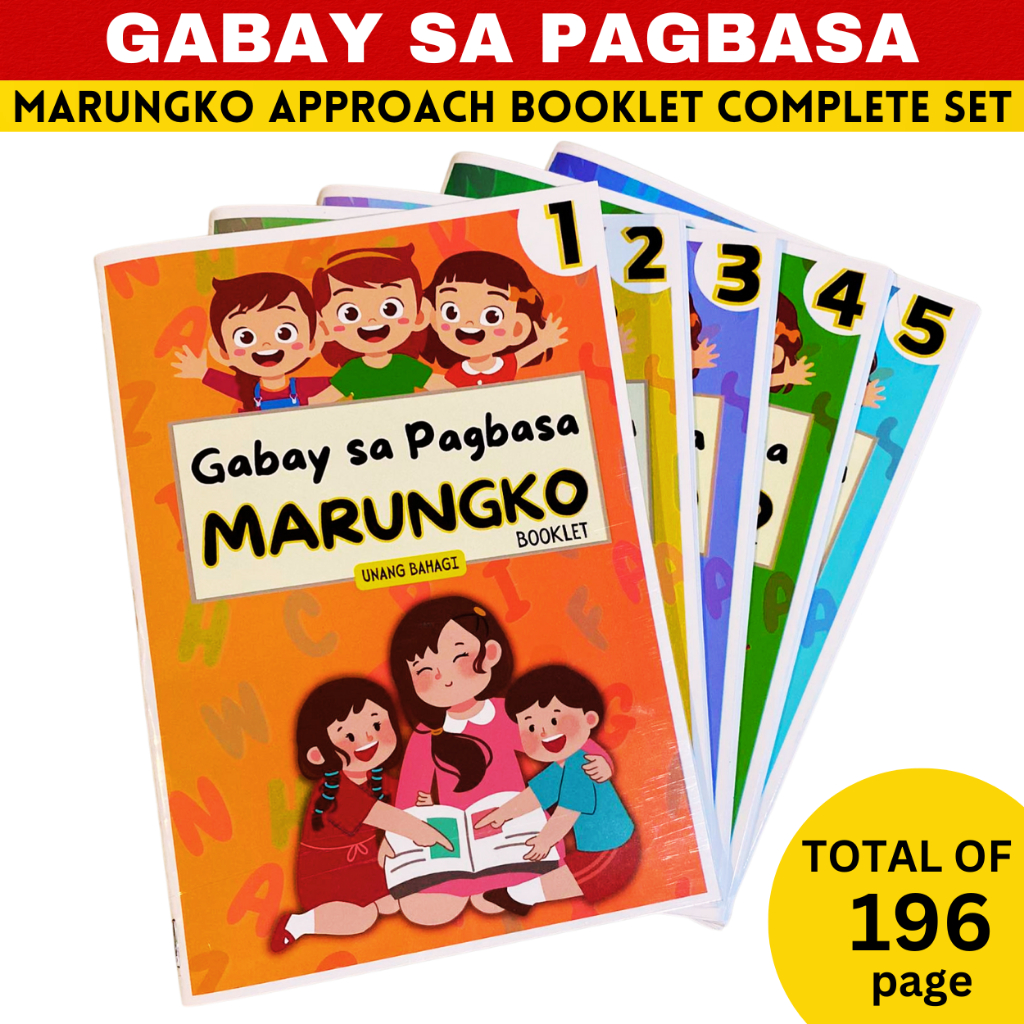 Marungko Approach Booklet/Worksheets Gabay sa Pagbasa Kindergarten to Grade 1 Complete Set ...