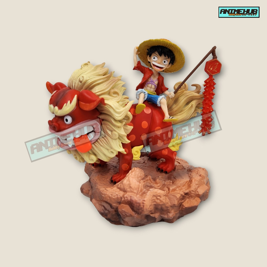 GK SHS KO One Piece WCF Lion Luffy Red Ver | Shopee Singapore