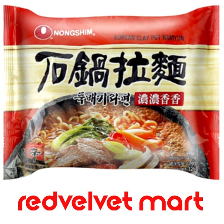 NONGSHIM KOREAN CLAY POT RAMEN 120G( CLAYPOT BEEF RAMYUN NOODLES ...