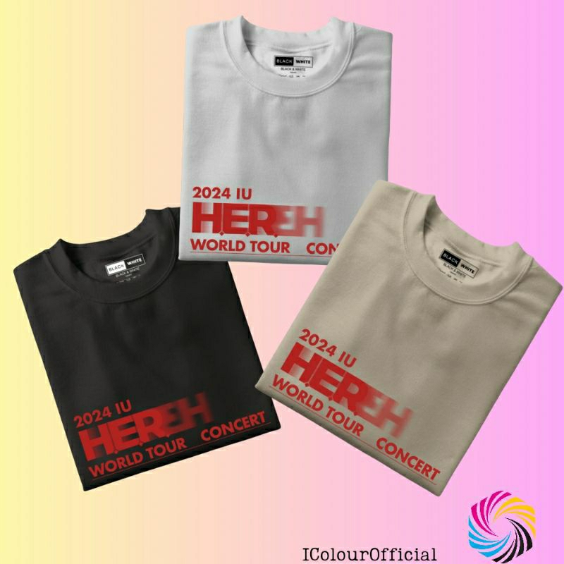 IU HER World Tour T-Shirt Collections (Unisex) | Shopee Singapore