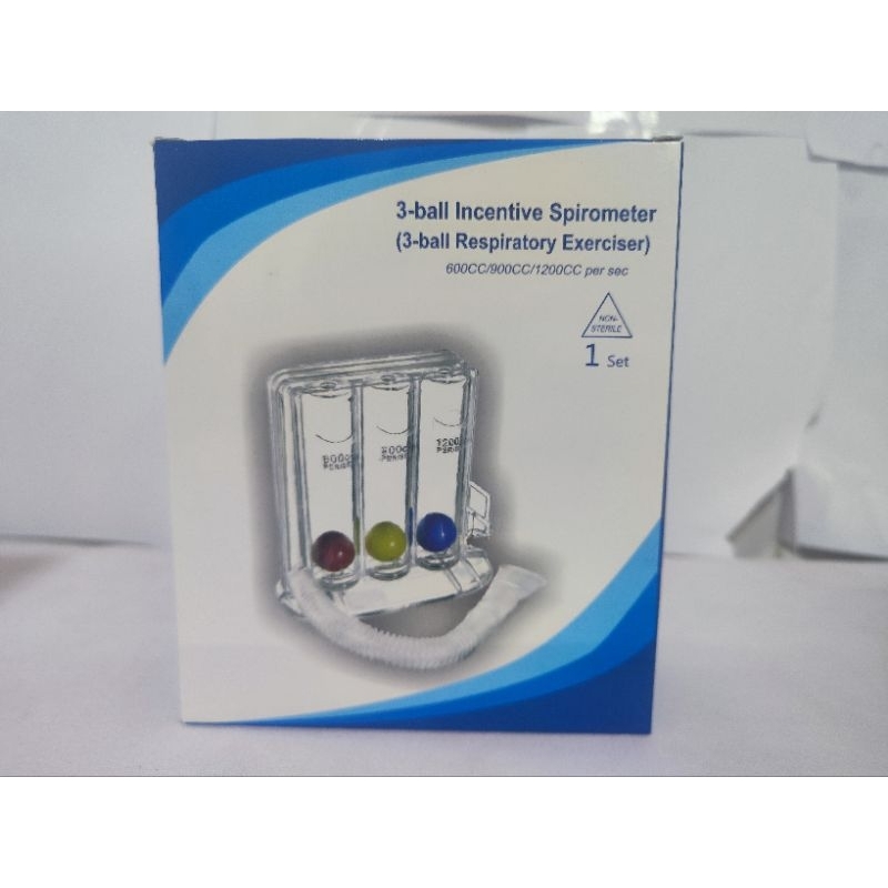 Spirometer Respiratory Lung Exerciser Incentive Spirometry Device Lungs ...