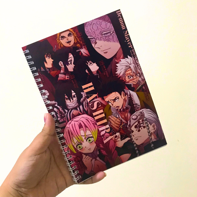 Demon Slayer Notebook Hashira Anime Notebook A5 Wired Lined 1pc ...