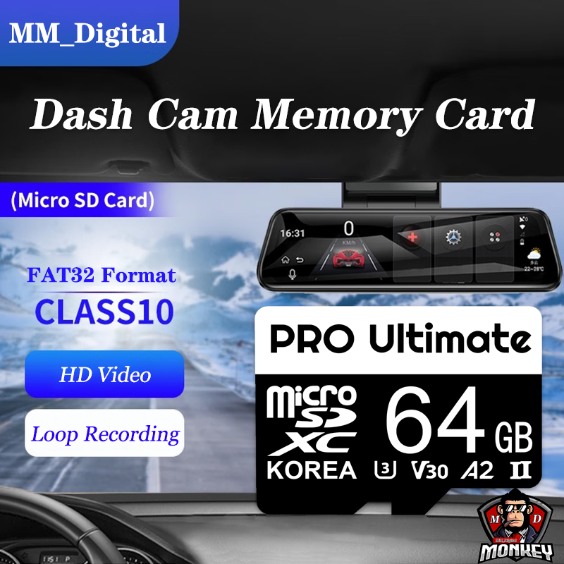 FAT32 Format Class10 High Speed Card SD Card For Dashcam 32GB/64GB ...