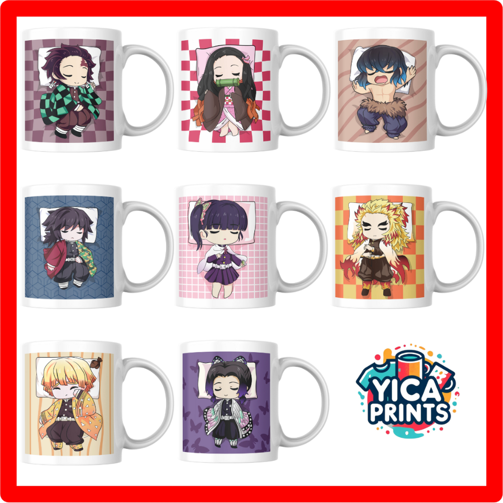 Demon Slayer Mugs Tanjuro Nezuko Rengoku Inosuke Zenitsu Mugs Coffee ...