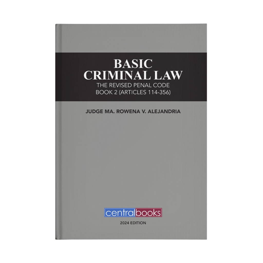 Basic Criminal Law The Revised Penal Code Book 2 2024 By Judge Ma