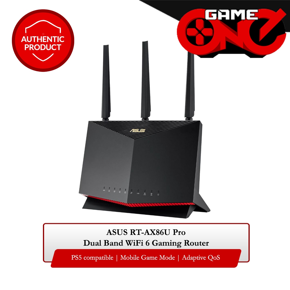 ASUS RT-AX86U Pro Dual Band WiFi 6 Gaming Router | Shopee Singapore