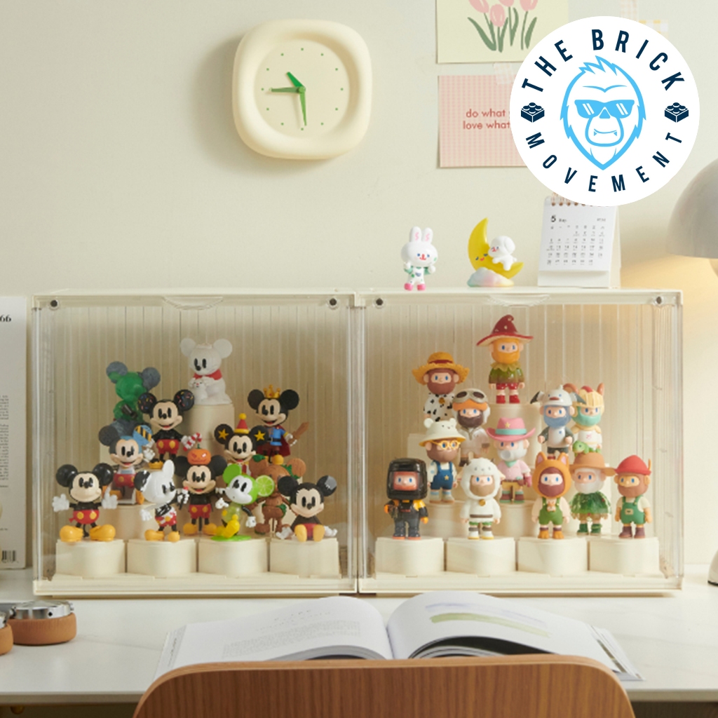 XL Podium Blocks Container Style Acrylic Display Case for Collectibles ...