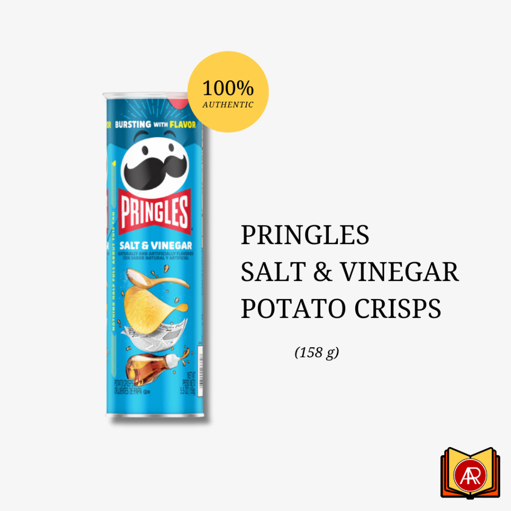 Pringles Salt & Vinegar Potato Crisps (158 g) | Shopee Singapore