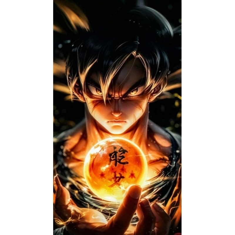 dragon ball z goku sticker hd a4 size | Shopee Singapore