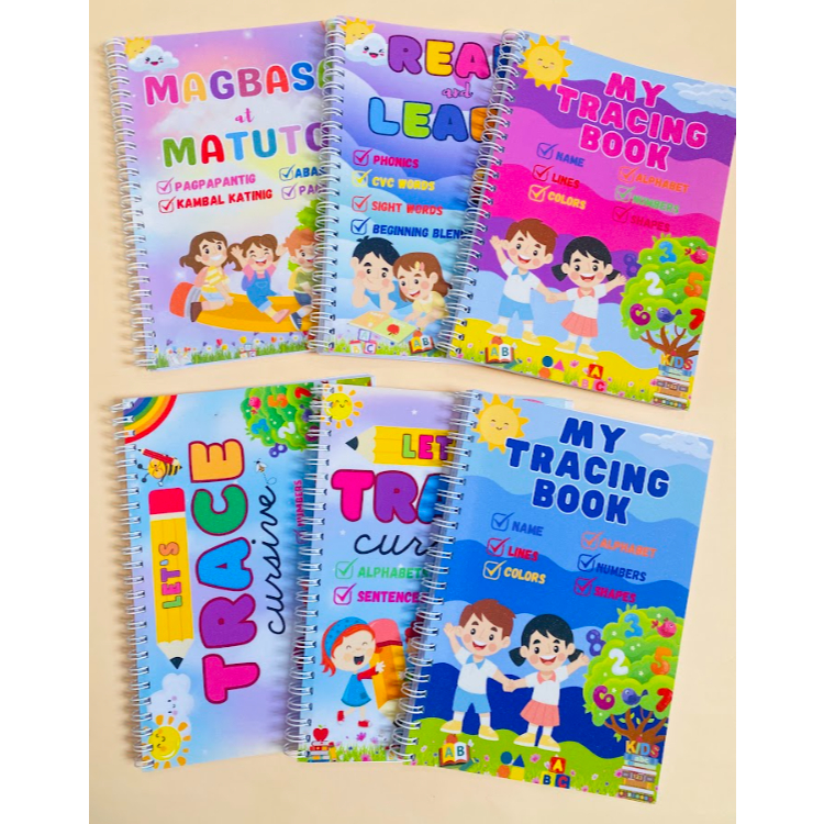 Educational Worksheets for Kids (Tracing, Pagbasa at Pagsulat) | Shopee ...