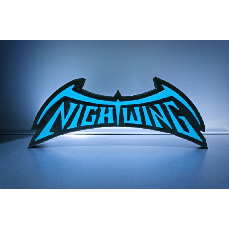 3d Printed logo - 3d logo Nightwing For Collectible Figure Collectibles ...