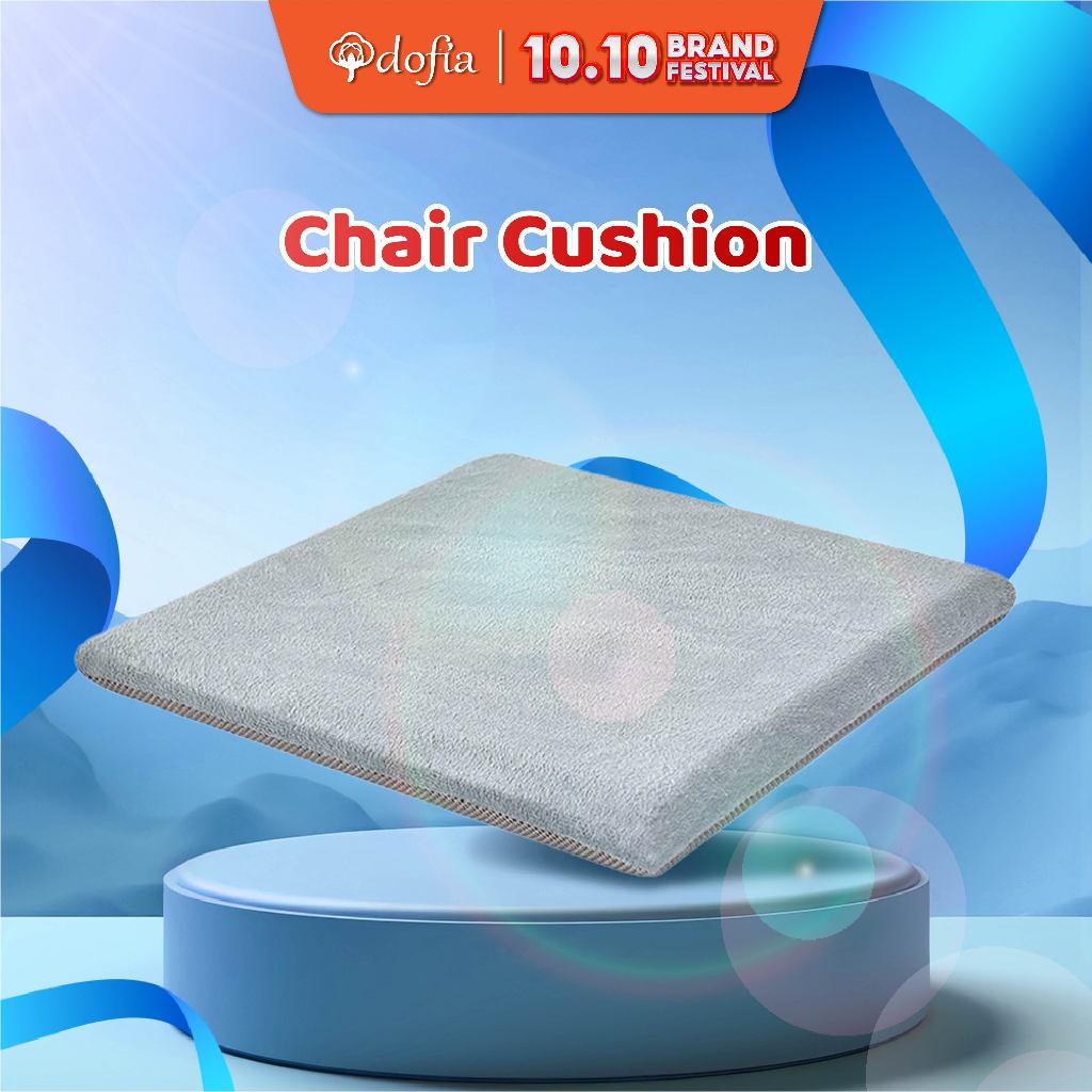 Dofia Soft Natural Latex Orthopedic Pillow Seat Cushion Sitting Pad ...