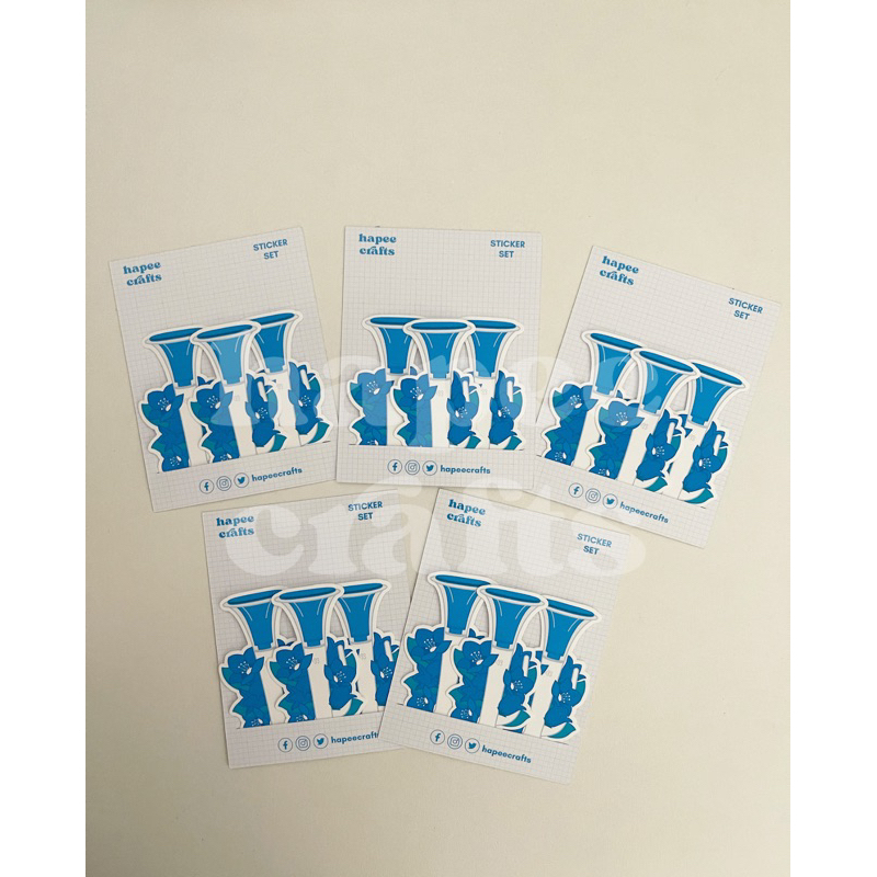 HAPEE CRAFTS - BTOB FANART LIGHTSTICK WATERPROOF STICKER SET | Shopee ...