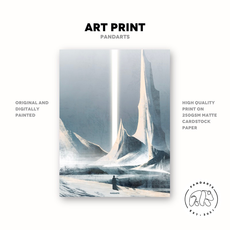 The Beacon | Fantasy Art Print | Shopee Singapore