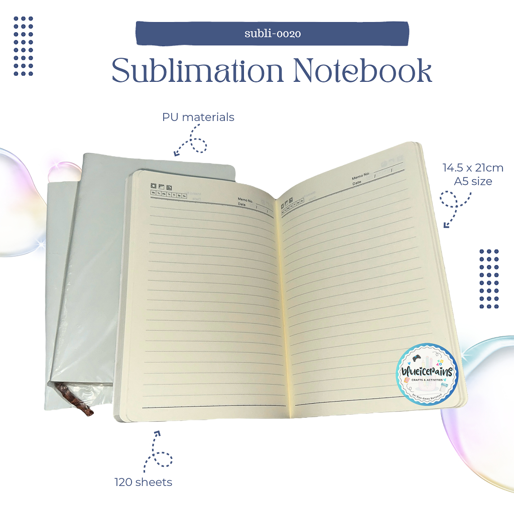 Sublimation Notebook (white) | Shopee Singapore