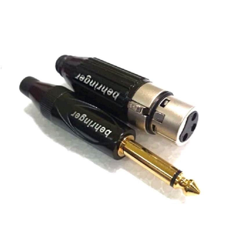 Behringer Cannon Jack & PL-55 plug Super heavy duty (pair) | Shopee ...
