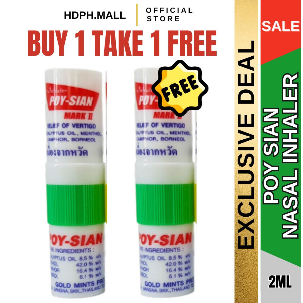 2in1 Inhaler Nasal Care Stuff Nose Congestion Relief Imported | Shopee ...