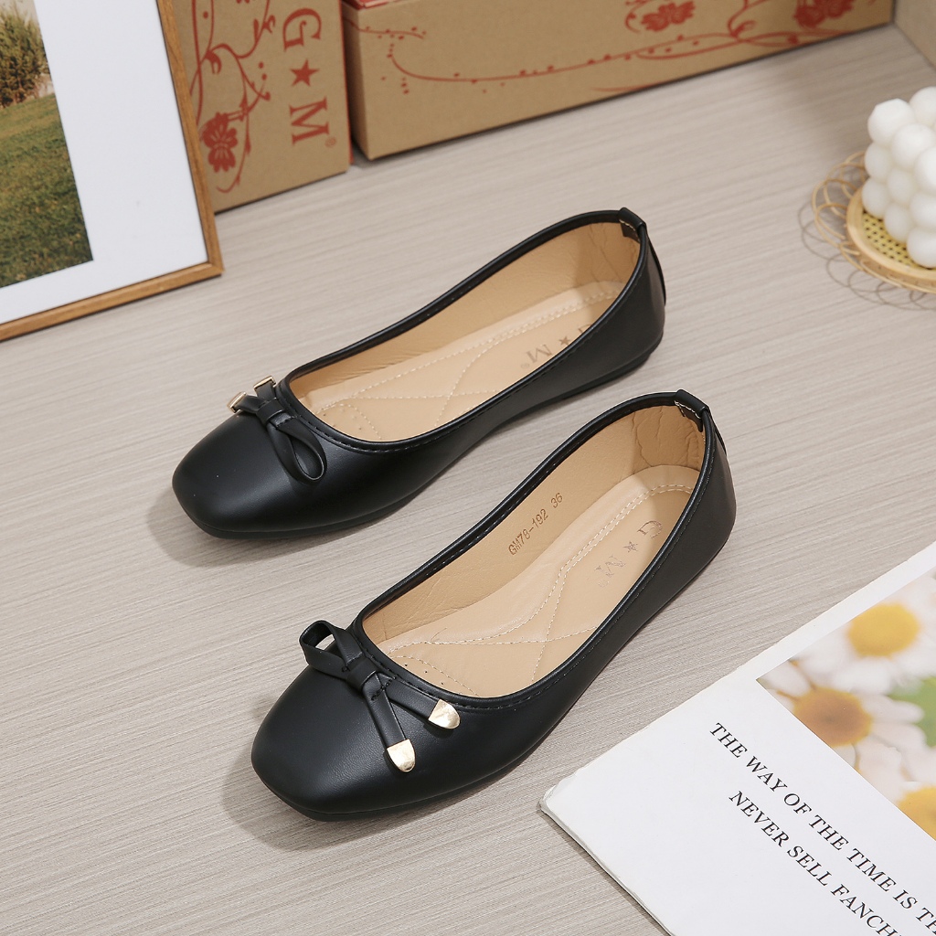 【AhSin】 Fashion Women Doll Shoes Office Flat Shoes Daily Loafer GM78 ...