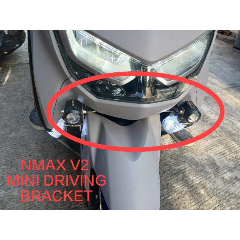 Yamaha NMAX v2 STAINLESS BRACKET FRONT MOUTING AND L-TYPE BRACKET ( for ...