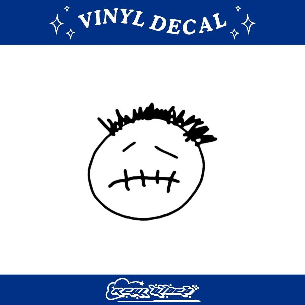 Face Cactus Jack Vinyl Decal travis scott sticker logo brand singer ...