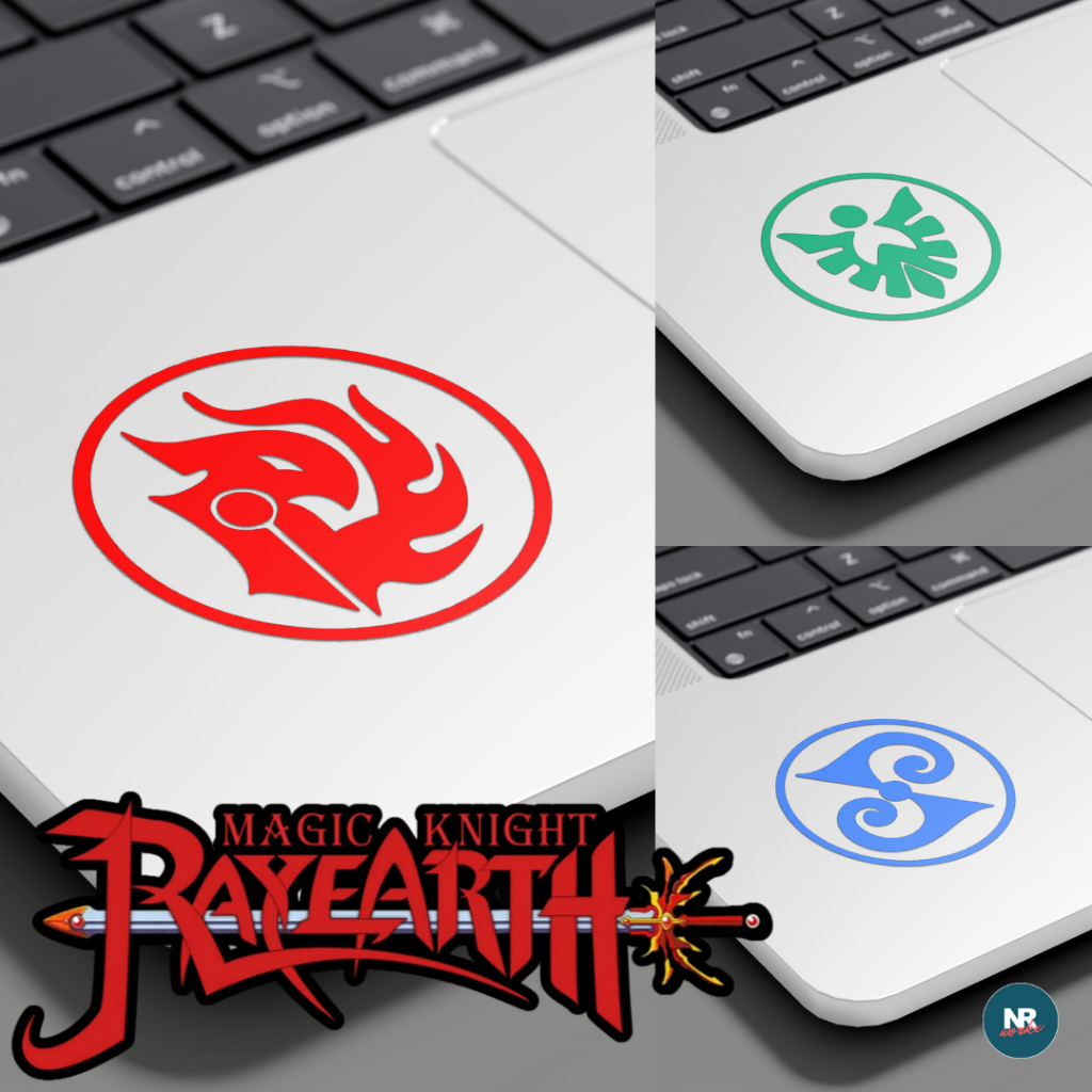 Magic Knight Rayearth Rune Gods Symbols Vinyl Decal Mecha Anime ...