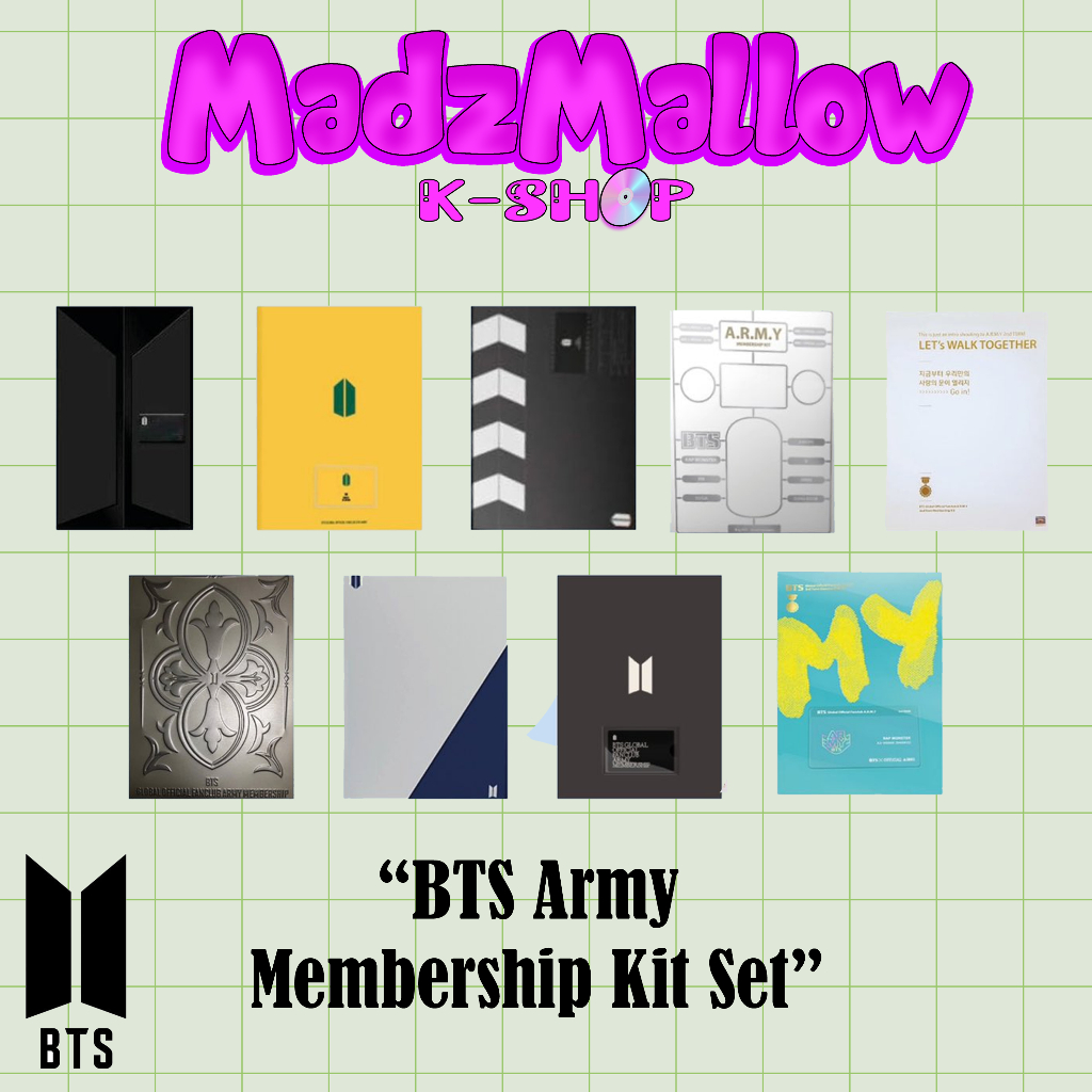 BTS Army Kit Set Unsealed Official Albums | Shopee Singapore