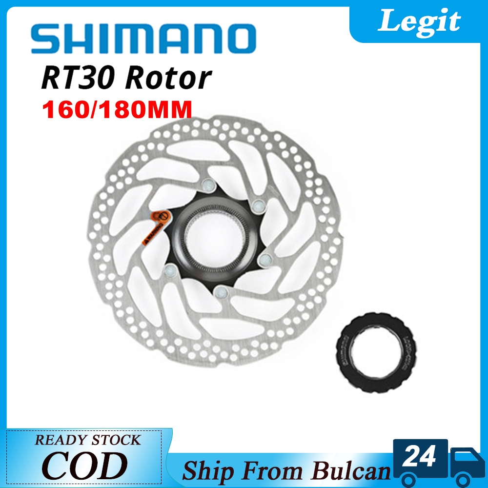 Shimano Altus SM RT30 CENTER LOCK Disc Brake Rotor Technology MTB Mountain Bicycle RT-30 160MM ...