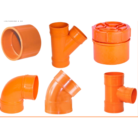 TLX PVC Orange Fittings | 2” 3” 4” | Sanitary Plumbing Fittings | Elbow ...