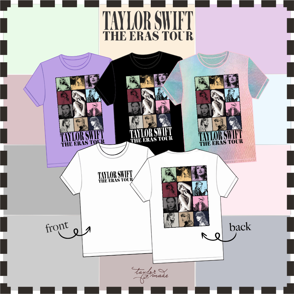 The Eras Tour Tshirt Complete with TTPD - Taylor Swift | Shopee Singapore
