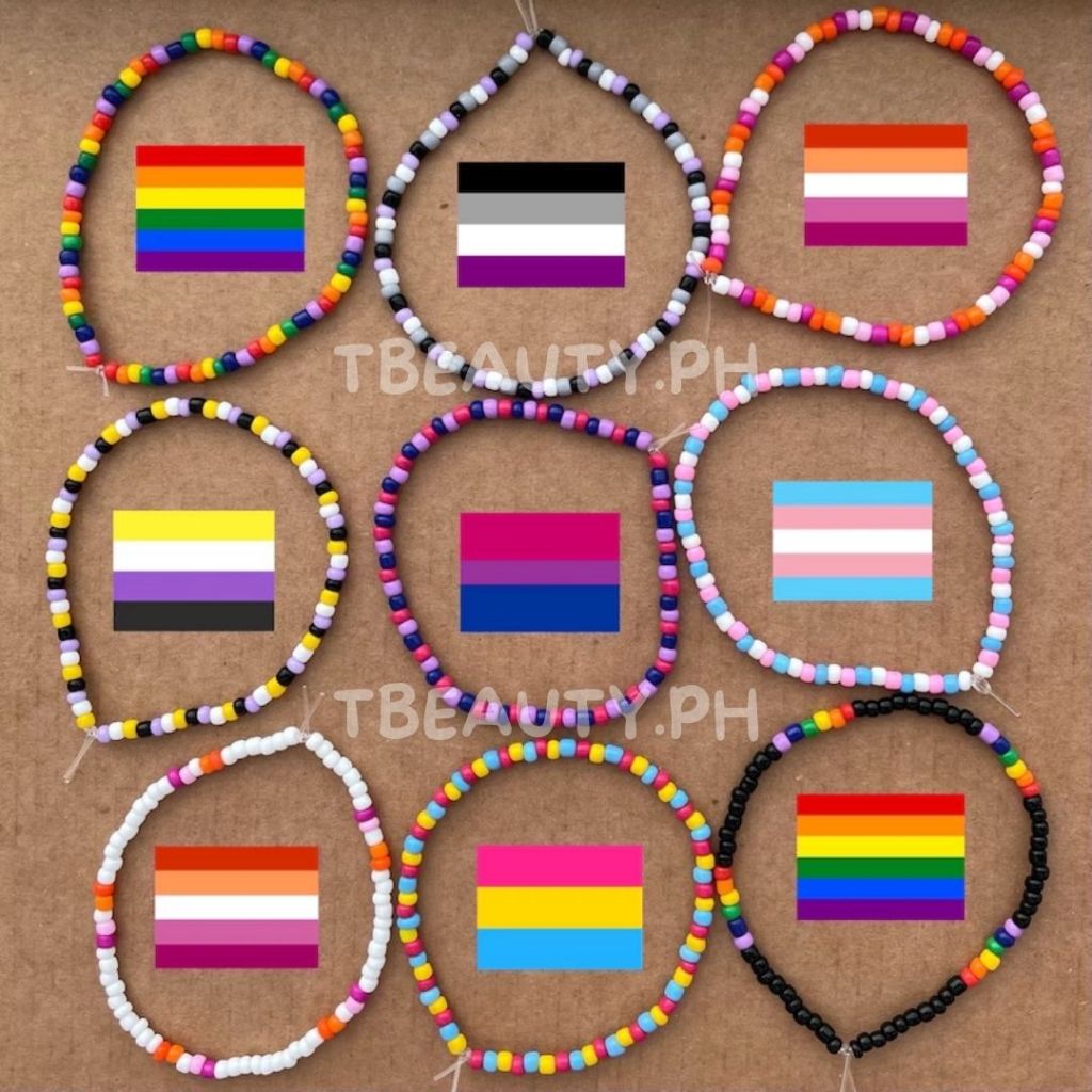 Pride Rainbow Beaded Bracelets | Pride Flags Color Aesthetic | LGBTQIA ...