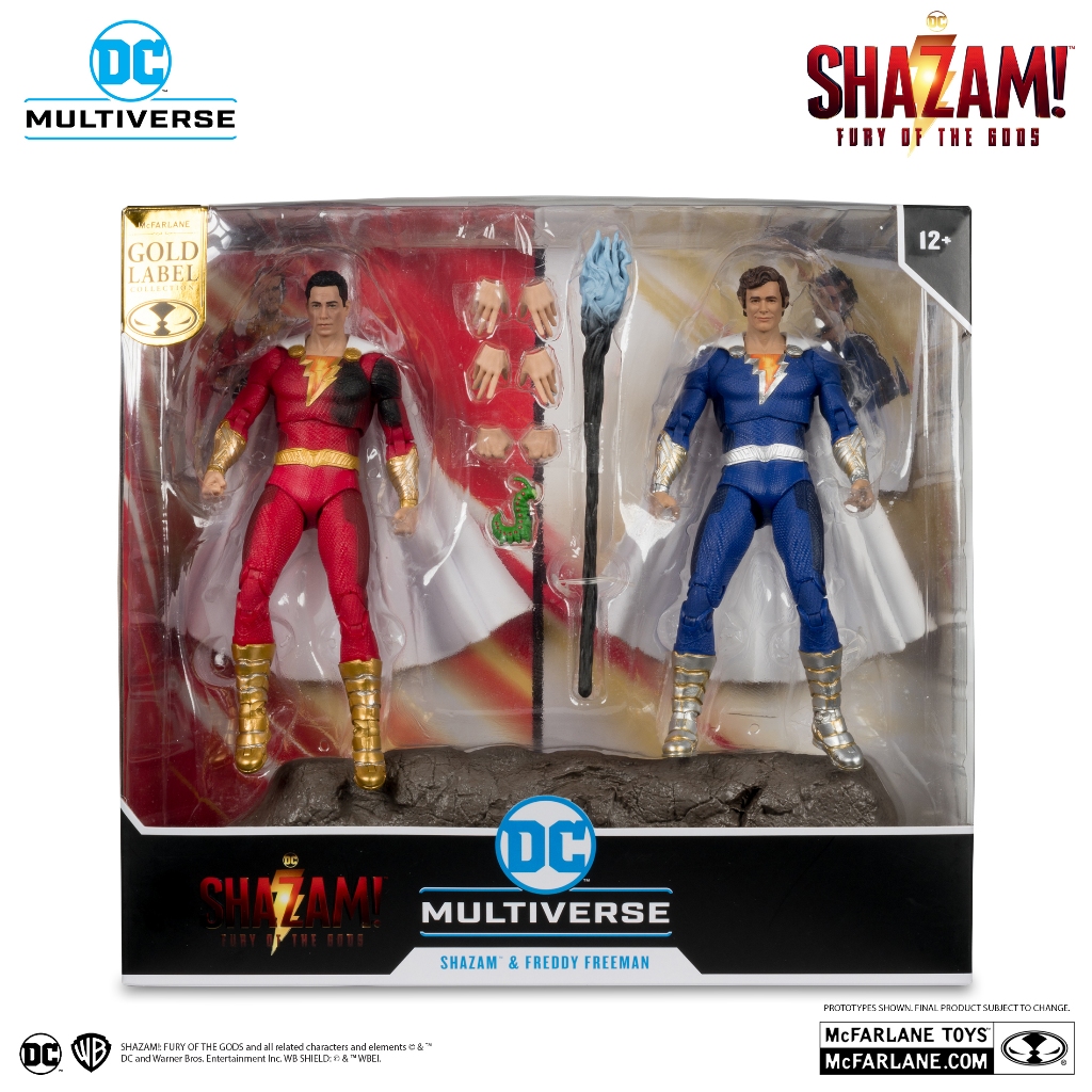 McFarlane Toys - SHAZAM & FREDDY FREEMAN (GOLD LABEL) | Shopee Singapore