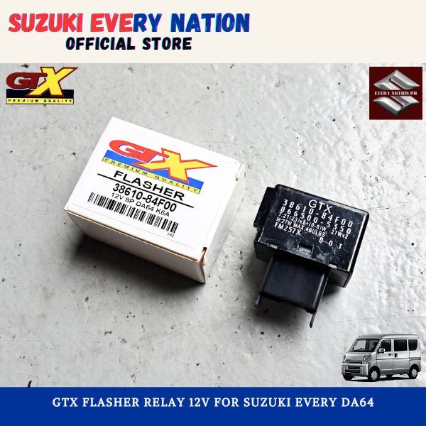 SUZUKI NATION GTX Flasher Relay 12V For Suzuki Every DA64V / DA64W K6A | Shopee Singapore