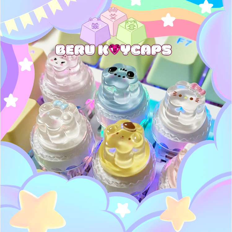 Sanrio Jelly Pudding Hello kitty cinnamonroll pompompurin kuromi ...