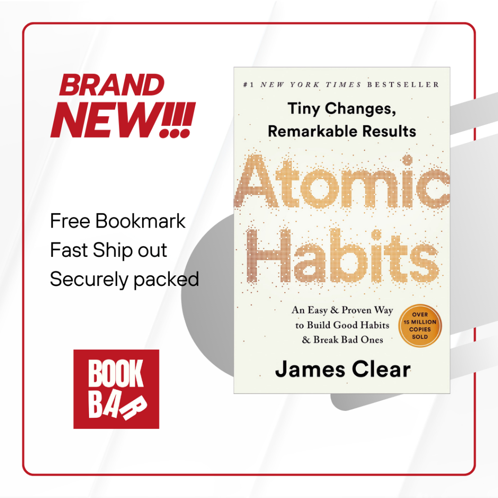 Atomic Habits by James Clear 100% English Book AUTHENTIC WITH FREEBIE ...