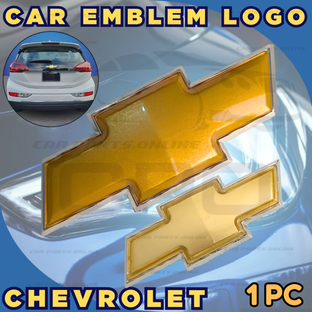 CPO CHEVROLET 5D Logo Front Rear Trunk Emblem Sticker Badge ABS PLASTIC ...