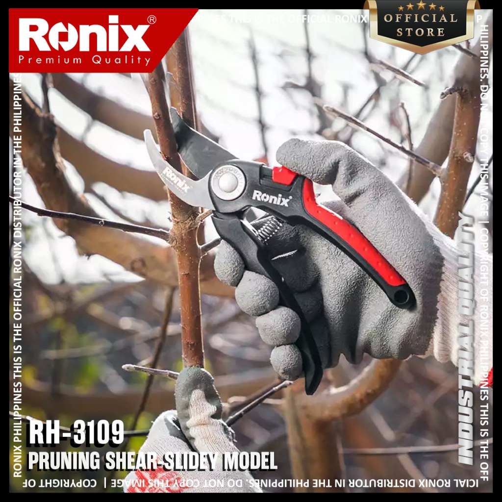 Ronix RH-3109 Premium Quality Germany Pruning Shear SK5 Cutting Blade ...