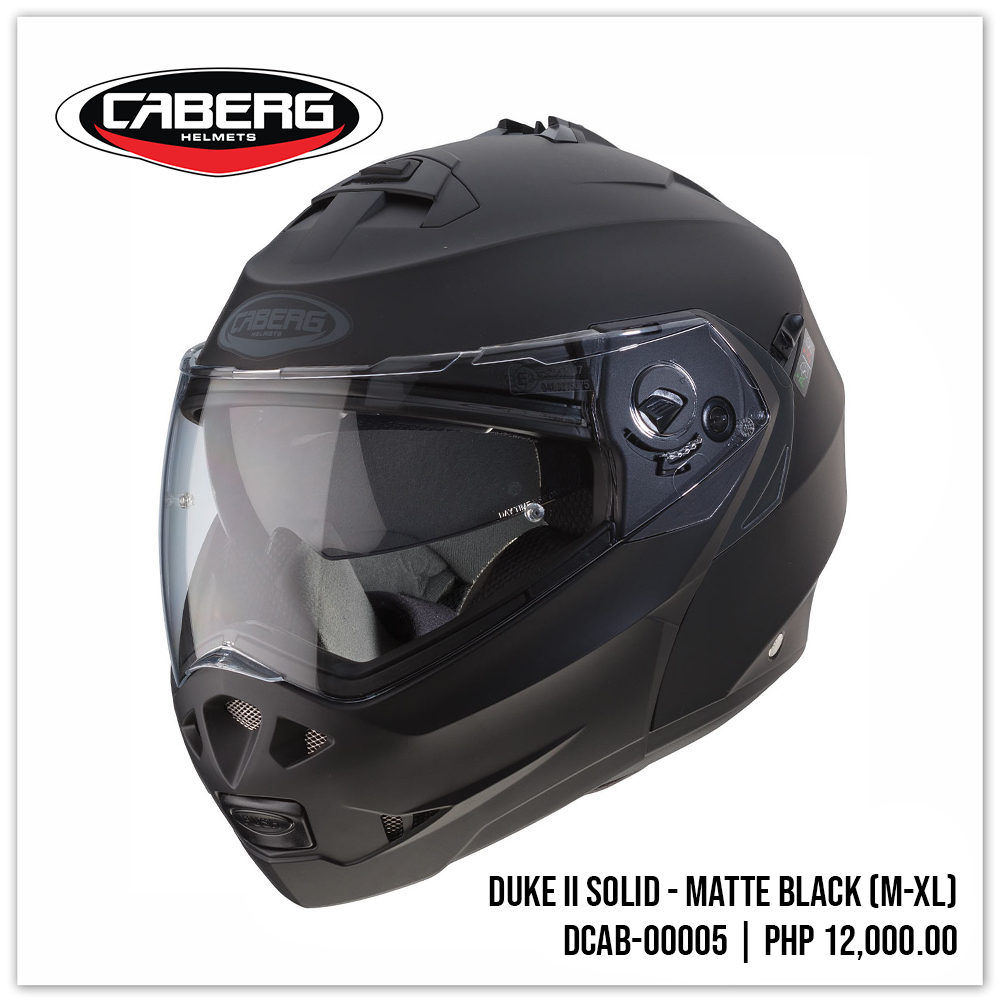 Caberg Flip Up Helmet For Motorcycle Duke II Matte Black (L) (DCAB ...