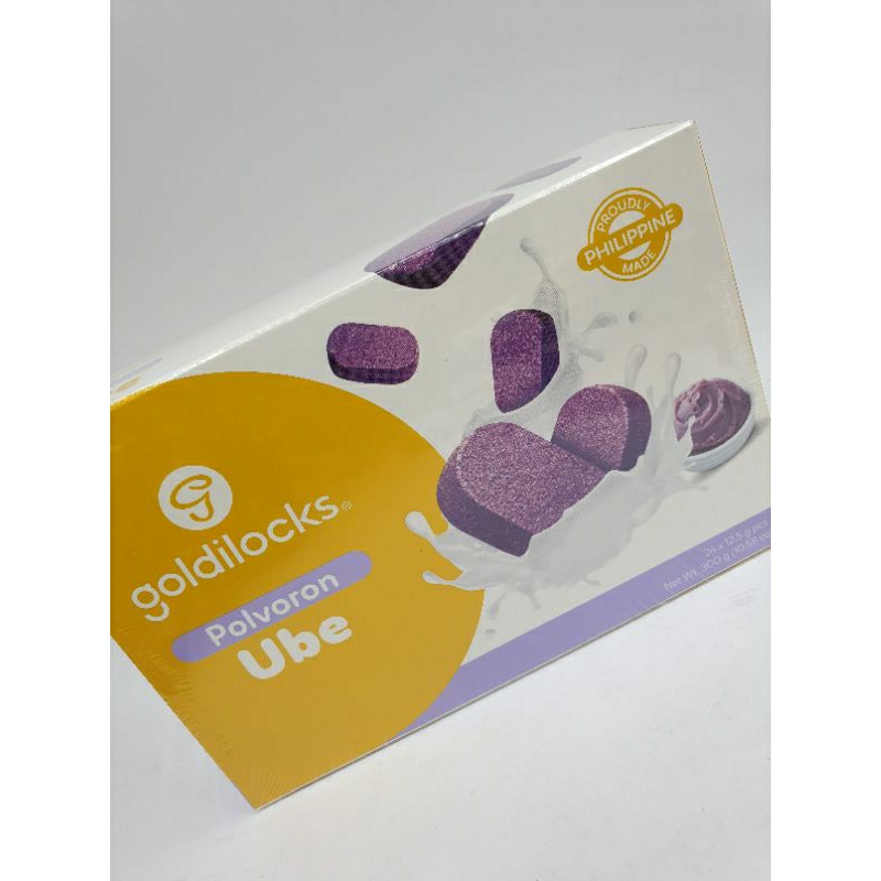 Goldilocks Ube Polvoron Box Pasalubong (24 pcs. 300g) | Shopee Singapore