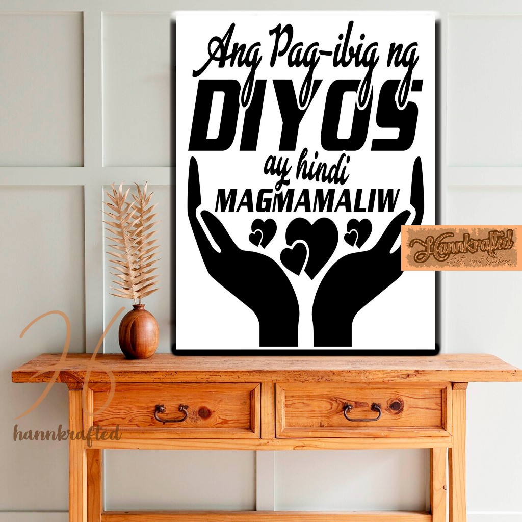 Bible Verse C Poster Decoration Sintra Board/Waterproof Sticker Big ...