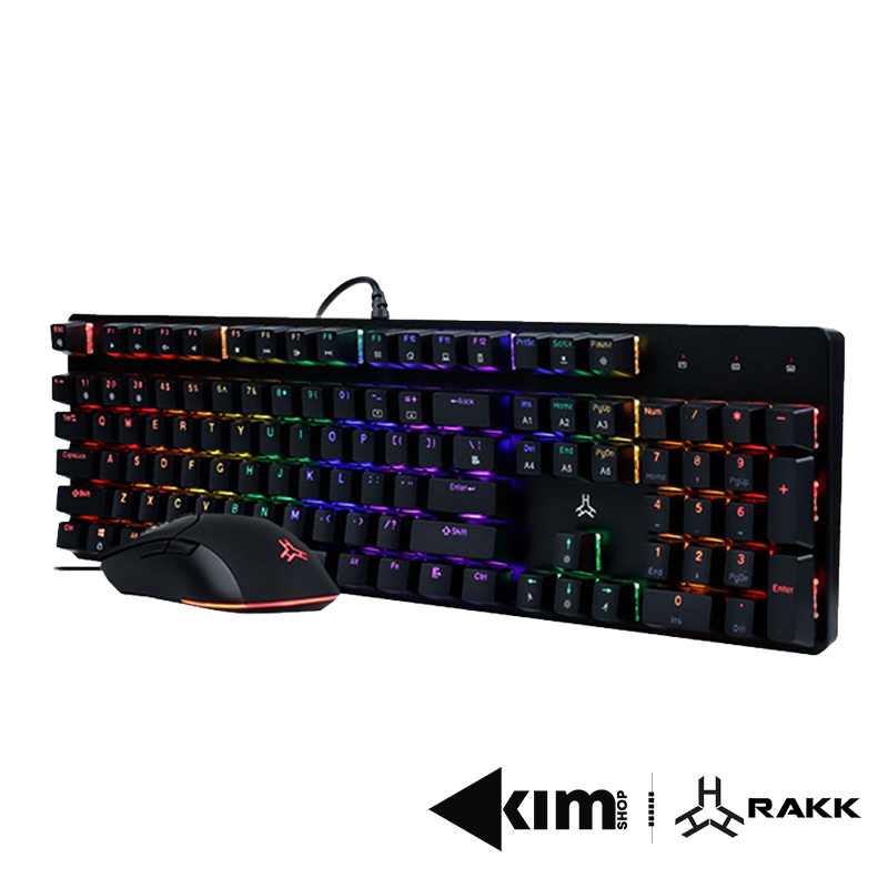 Rakk Tandog Pro Mechanical Keyboard and Mouse Combo Red Switch | Shopee ...