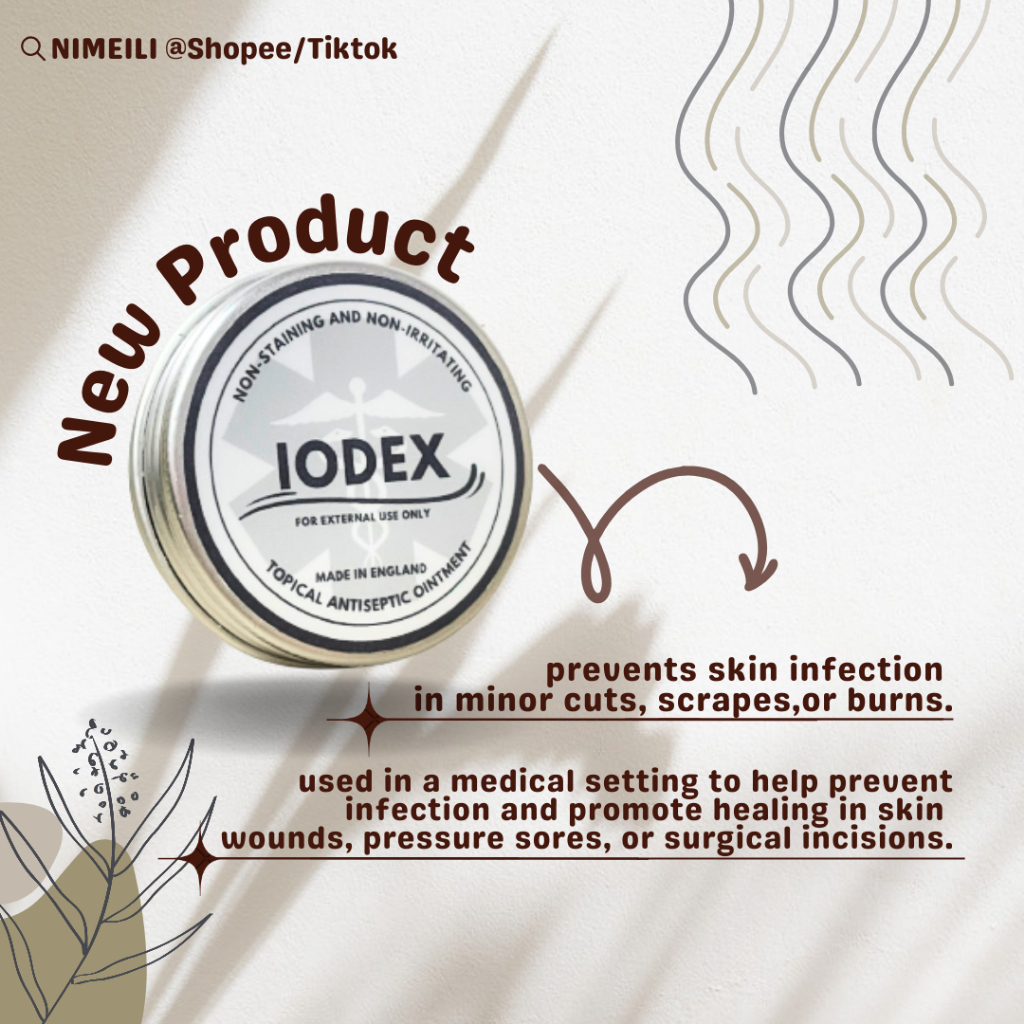 IODEX Topical Antiseptic Ointment Non Staining Non Irritating for Minor ...