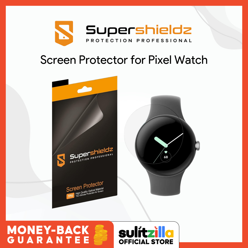 Supershieldz Screen Protector for Pixel Watch and Pixel Watch 2 (3-Pack ...