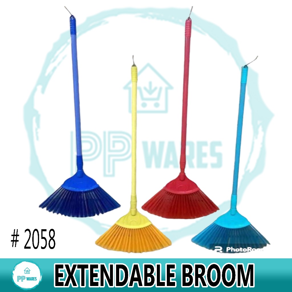 Extendable Plastic Handle Whisk Broom Walis Tambo Affordable (Pang-agiw ...