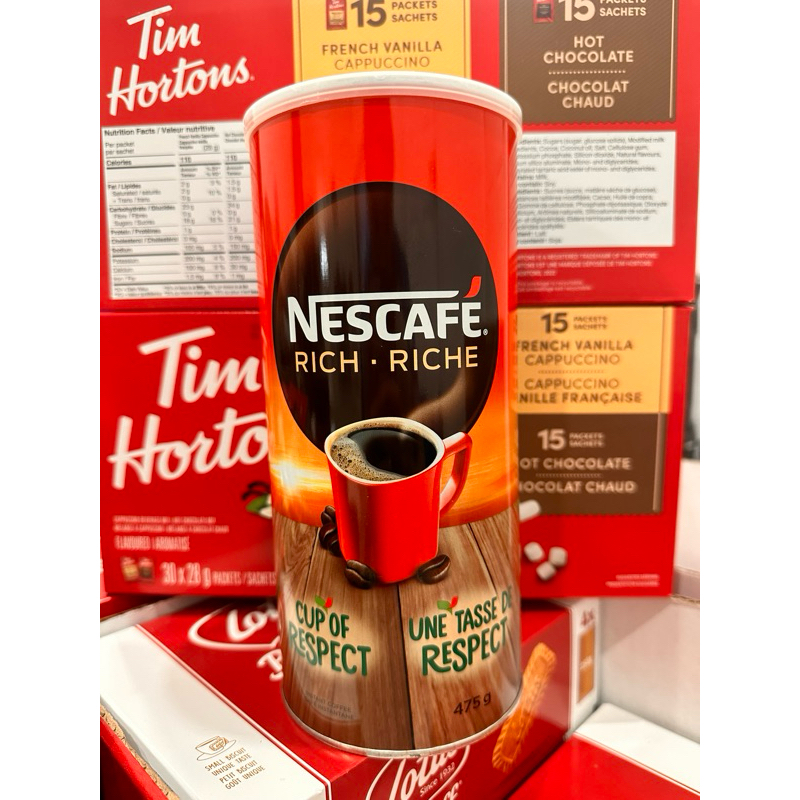 Nescafe Rich Coffee Instant Coffee 475g from Costco Canada (can make ...