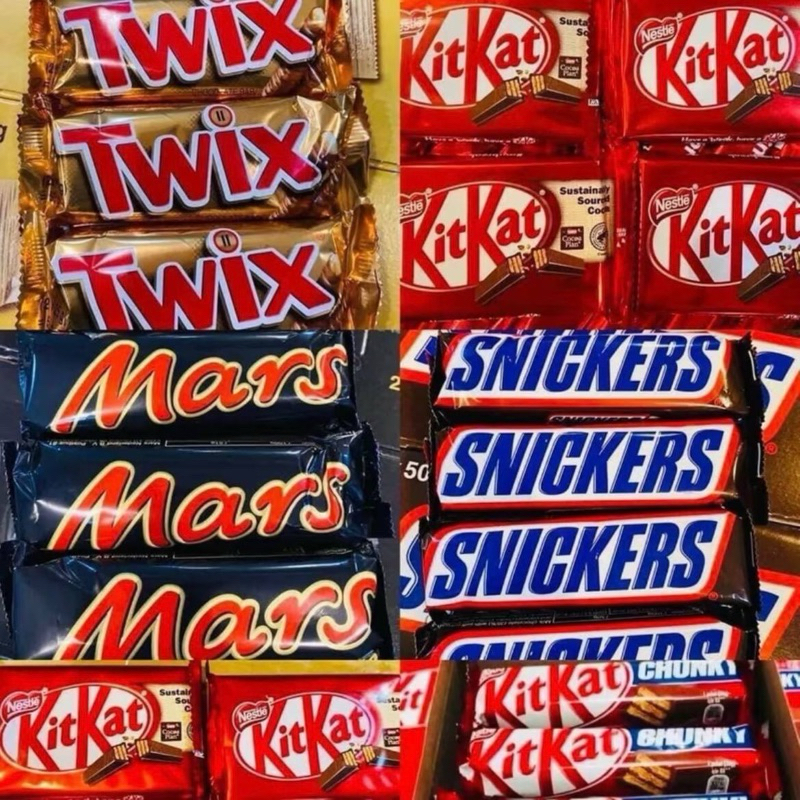 Authentic Assorted Chocolates (KitKat, Mars, Snickers, Twix) | Shopee ...